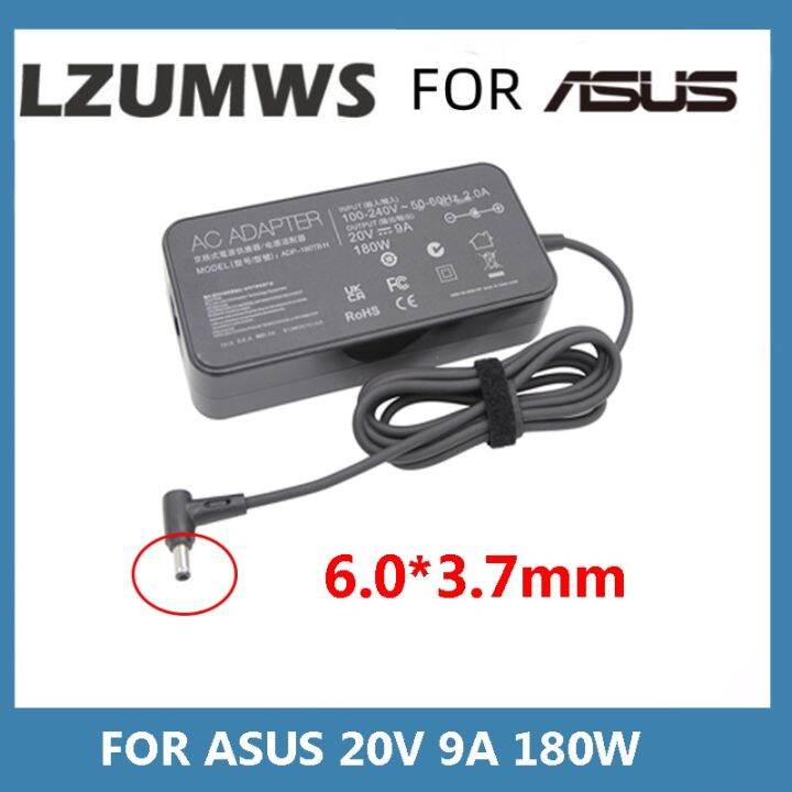 20V 9A 180W 6.0*3.7MM ADP-180TB H แล็ปท็อปอะแดปเตอร์ AC สำหรับ Asus ROG ...