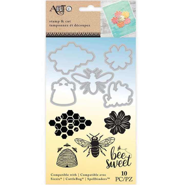 SALE Bee Sweet Stamp & Die-Cut Set Momenta Art-C | Lazada PH