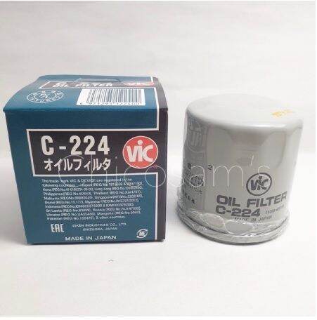 Original Vic Oil Filter C-224 Nissan Exalta/ Xtrail/ Serena/ Almera/ Juke/ Cefiro (C224) | Lazada PH