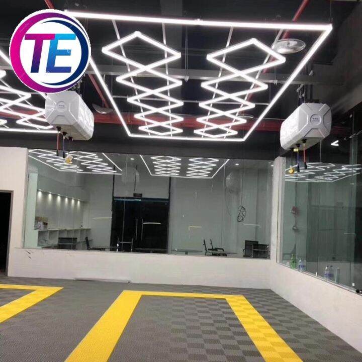 LAMPU LED KANTOR GANTUNG PLAFON LED DOWNLIGHT LAMPU KERJA 40W | Lazada ...