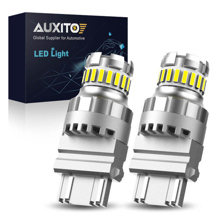 AUXITO 2PCS 3157 LED Brake Light Bulb 3157 DRL Canbus T25 3156 P27W P27 ...