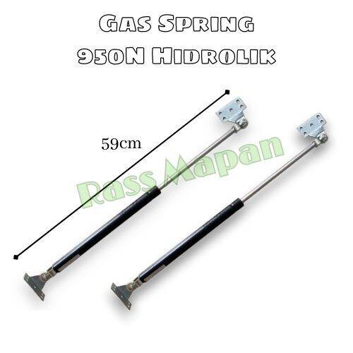 Hidrolik Gas Spring 950N 95 Kg Pintu Panjang Ranjang Tempat Tidur ...