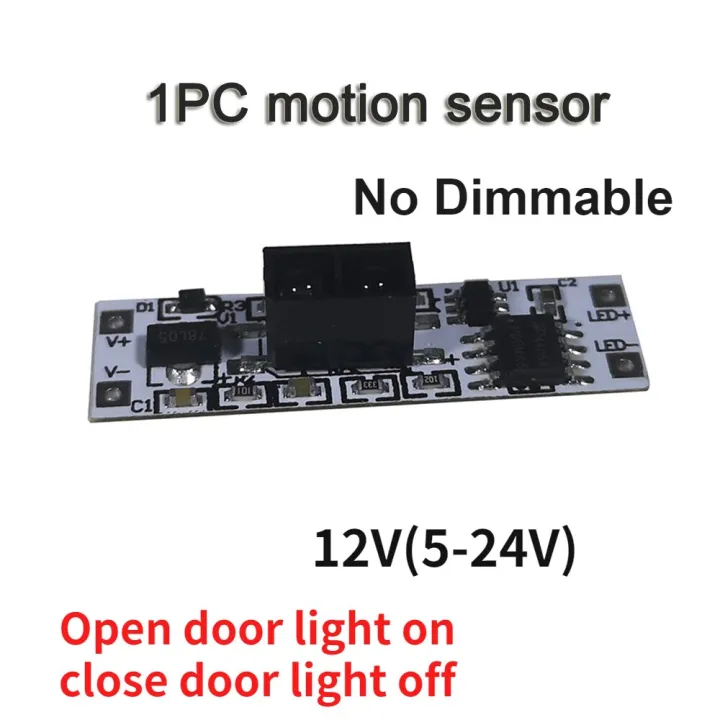 5V 12V 24V 4A Dimmable Sensor Switch Hand Wave Dimmer PIR Switch for ...