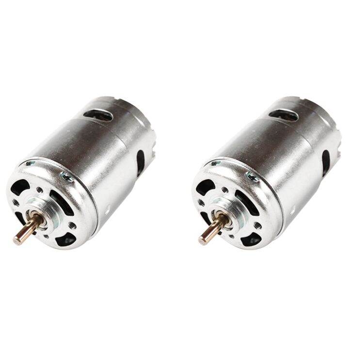 2X 895 DC Motor 24V Power Wheel, Milling Machine Mini DC Motor Dual ...