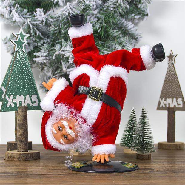 Inverted Rotating Dancing and Singing Music Christmas Animated Electric ...