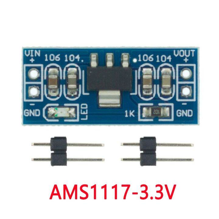 AMS1117-3.3 5.0 5V To 3.3V DC-DC Step Down Power Supply Buck Module 800MA Automatic Adjustable ...