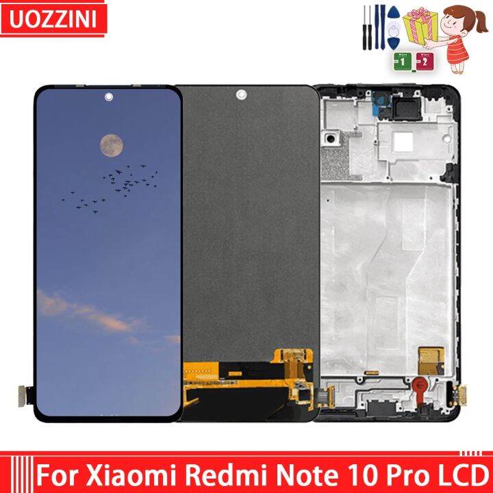 Super AMOLED LCD For Suitable For Xiaomi Redmi Note 10 Pro LCD Display Touch Screen Redmi Note ...
