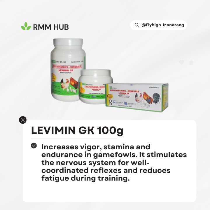 LEVIMIN GK 100 G / 250 G [LDI] - RMM HUB | Lazada PH