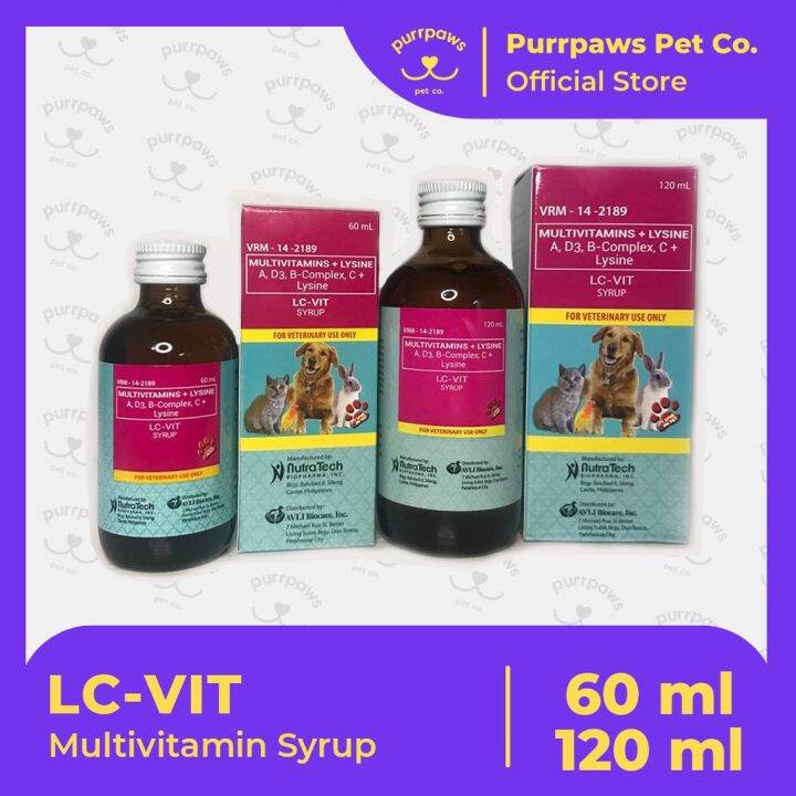 LC-VIT Syrup Pet Multivitamins (60mL-120mL) | Lazada PH