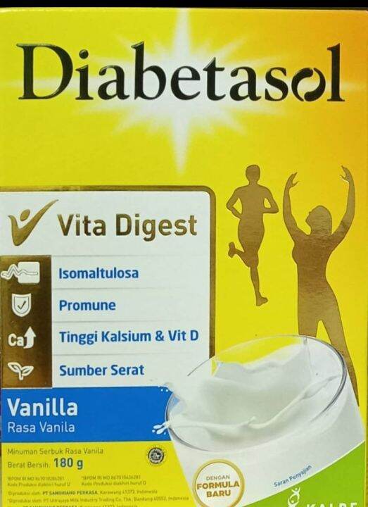 Susu Diabetasol Kemasan Box 180g / Susu Diabetasol 180 Gram Rasa ...