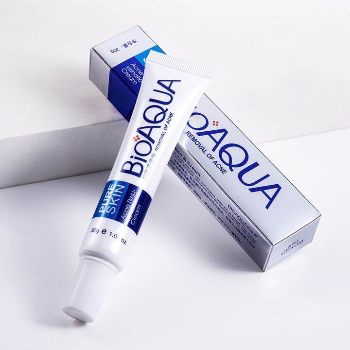 Bioqua Acne-removing cream facial cream 去痘霜面霜去痘粉刺收缩毛孔控油保湿面部祛斑面霜 | Lazada
