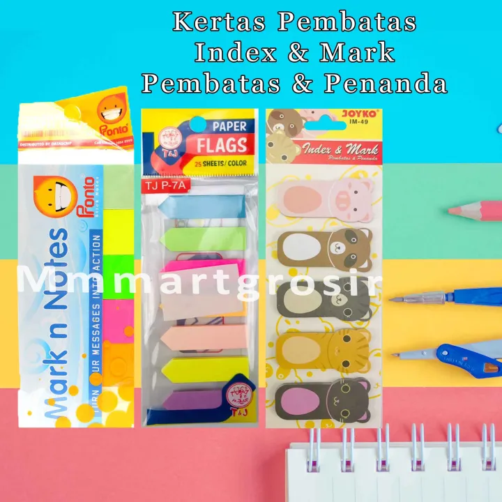 Pembatas & Penanda / Bahan Kertas / Index & Mark / Kertas Tempel ...