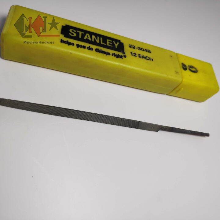 STANLEY File Slim Tapered File Kikir Tiga Segi Untuk Gergaji Kayu 22 ...