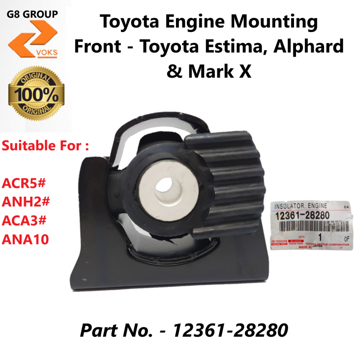 Toyota Engine Mounting Front - Toyota ALphard, Estima & Mark X ( 12361 ...