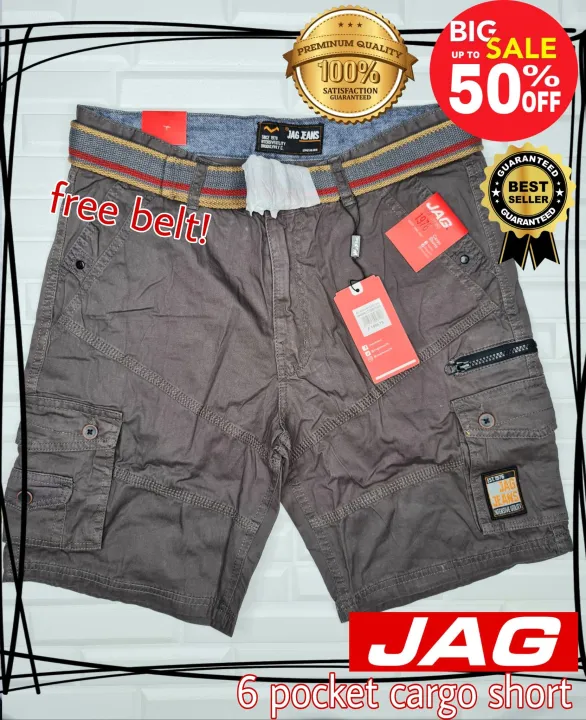 6 pocket cargo short for men *K.M.J.SHOP | Lazada PH
