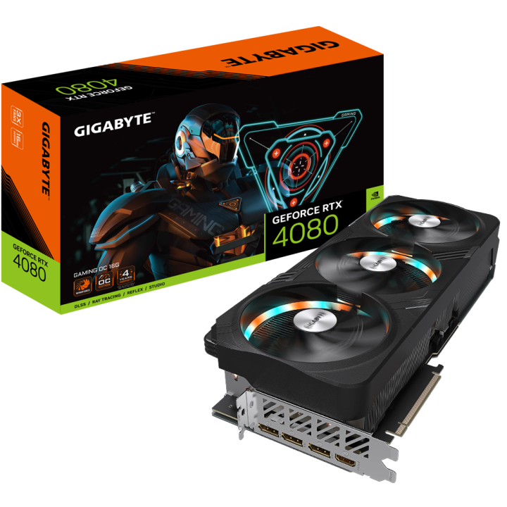 GIGABYTE RTX 4080 16GB GAMING OC GDDR6X การ์ดจอ GeForce VGA RTX 4000 ...