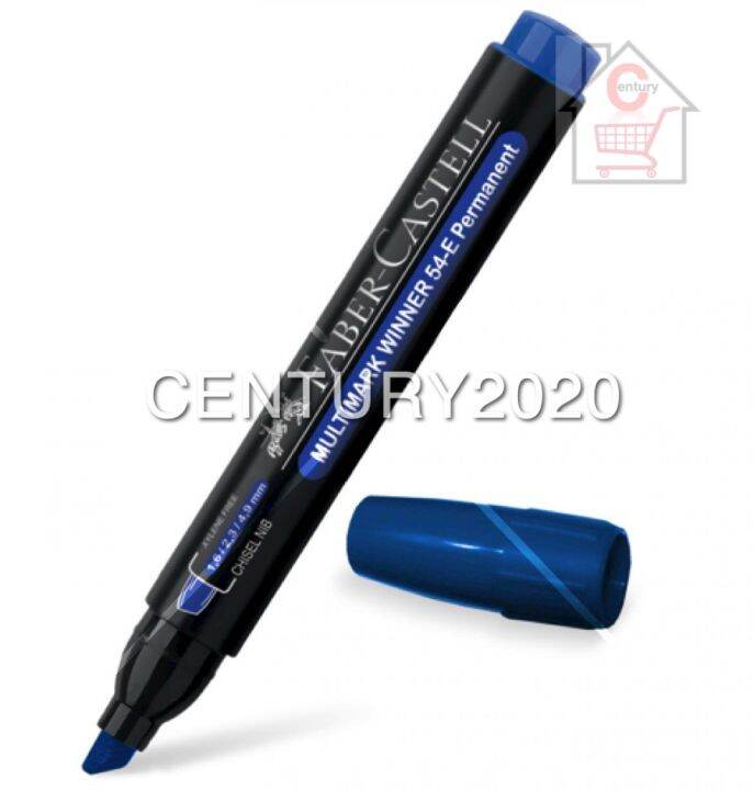 FABER CASTELL Marker Multi-Mark Winner 54E Permanent Marker Chisel Tip ...