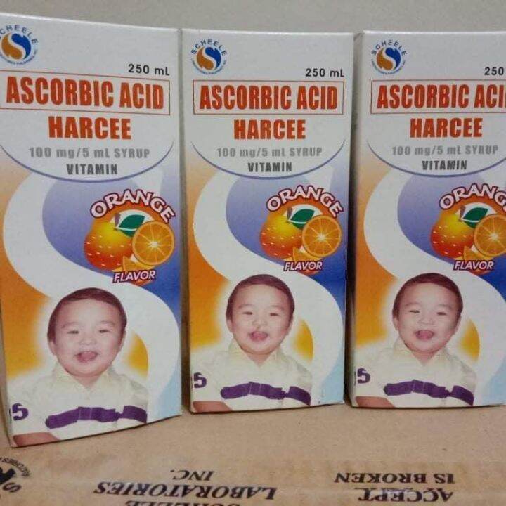 ASCORBIC ACID (VITAMIN C) SYRUP HARCEE 250ML | Lazada PH