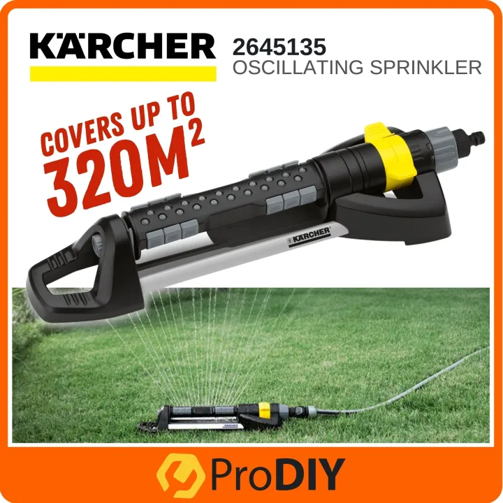 KARCHER 2645135 Oscillating Sprinkler OS 5.320 SV Square Splash Guard ...