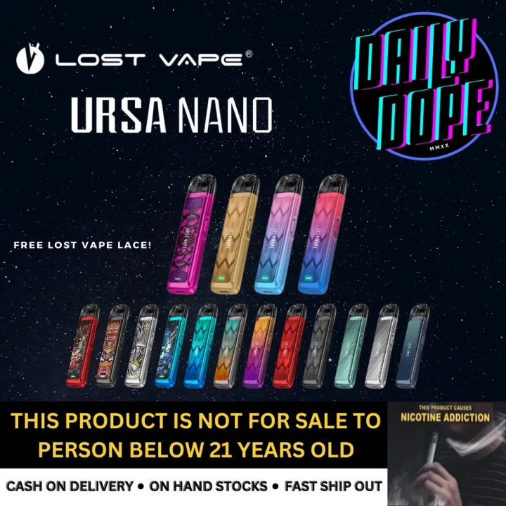 {Legit} Lostvape Ursa Nano Pod Kit Ursa Nano Pod Kit 800mah Vape Kit E ...