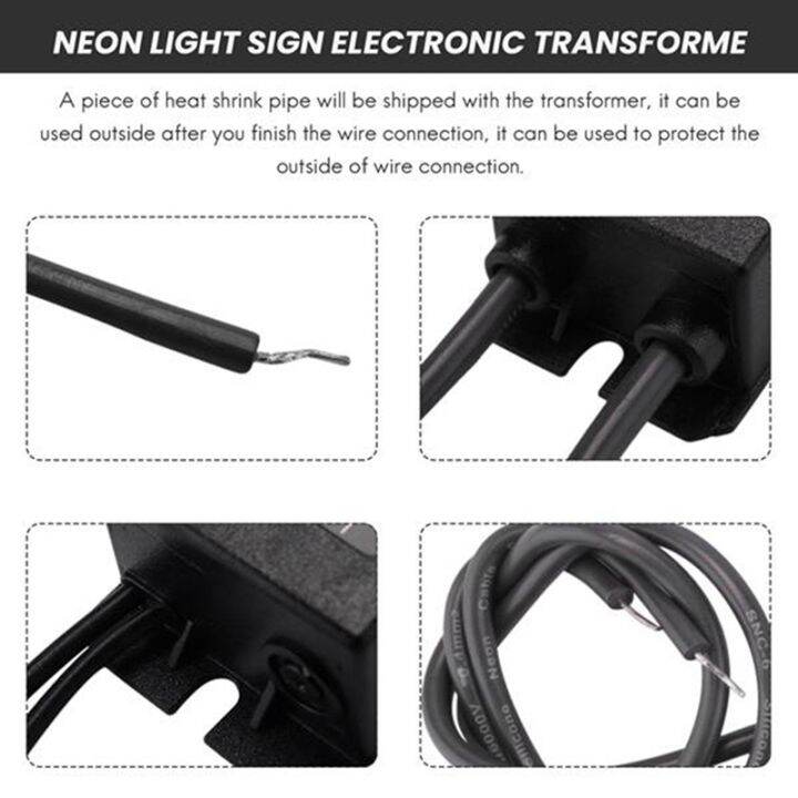 Neon Light Transformer Sign Electronic Transformer Supply 3KV 30MA 5 ...
