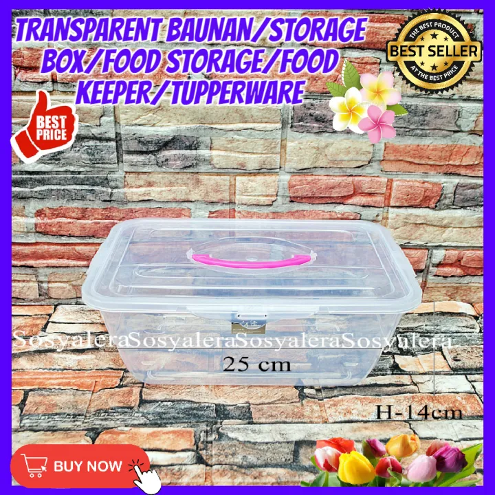 Sosyalera Transparent Baunan Food Keeper Food Storage Lunch Box ...