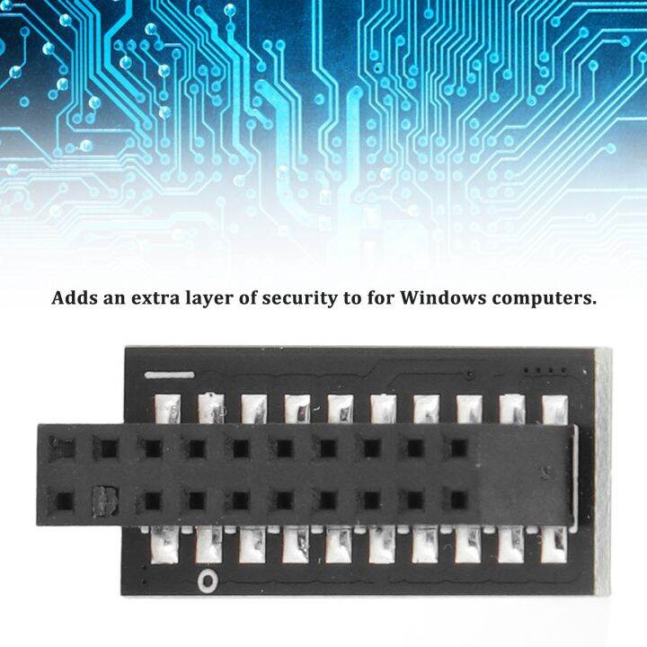 TPM 2.0 Module Encryption Security Module Electronic Component LPC ...