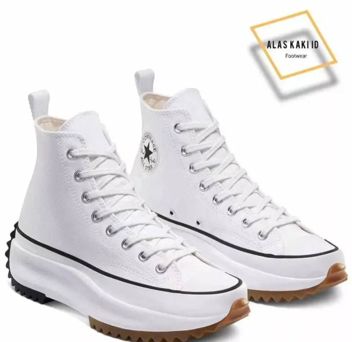 166800C Conversese Run Star Hike High Top black white Gum | Lazada PH