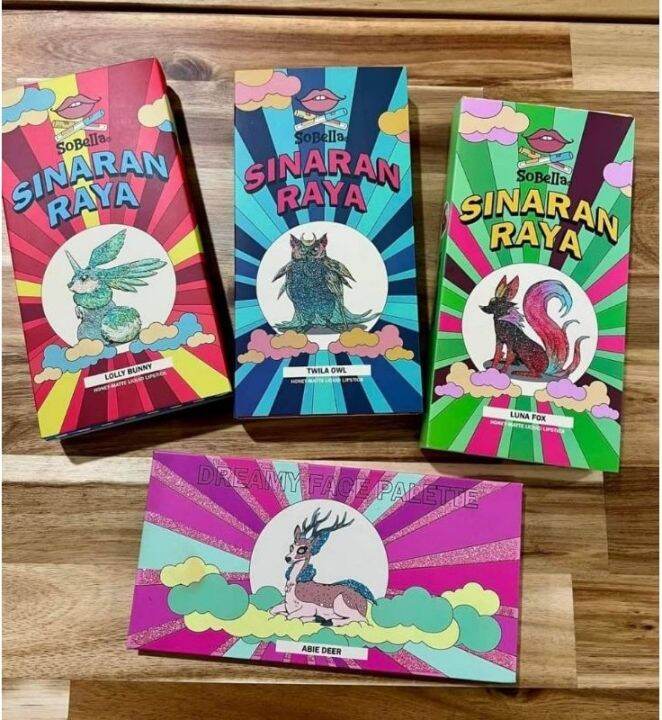 SOBELLA SINARAN RAYA LIPSTICK MATTE LIQUID DREAM FACE PALETTE ORIGINAL HQ | Lazada