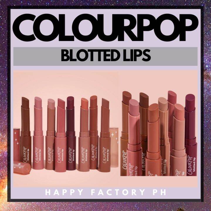 【New】COLOURPOP Blotted Lip | Otter | Los Feliz | Super Mellow | Talker ...