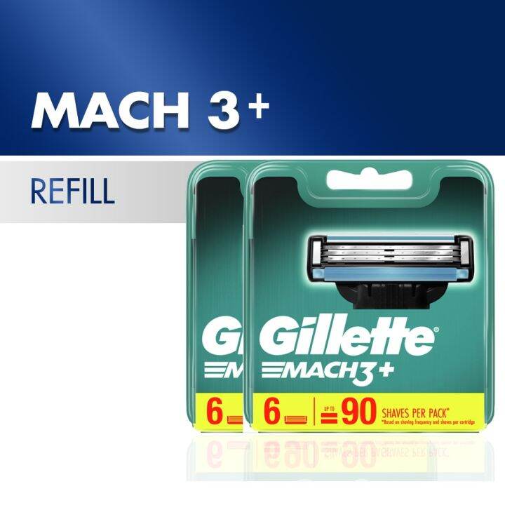 Gillette Mach 3 Cartridge Refill 6s Set of 2 | Lazada PH