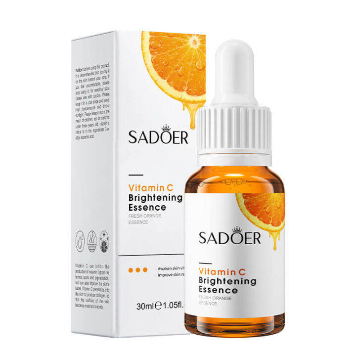 SADOER Vitamin C Brightening Essence Face Serum 30ml | Lazada