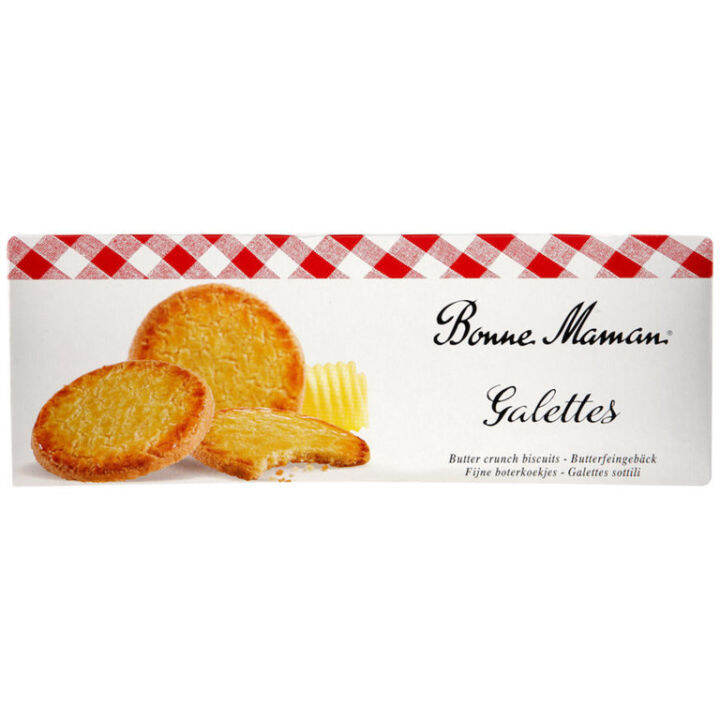 BISCUITS Bonne Maman Galettes Fines Butter Crunch Biscuits x12sachets ...