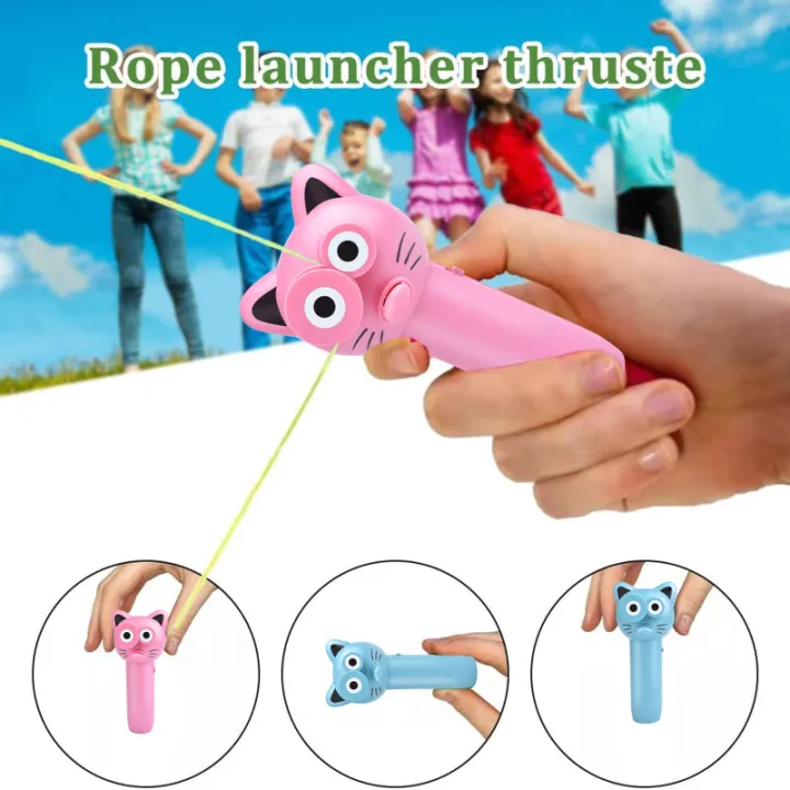 TikTok Rope Launcher Novelty Decompression Antistress Toy Electric ...
