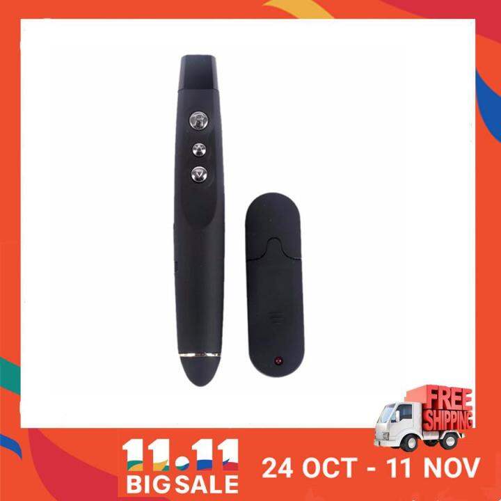 *LOCALSTOCK*Wireless Presenter Laser Pointer Clicker for Office PowerPoint PPT | Lazada