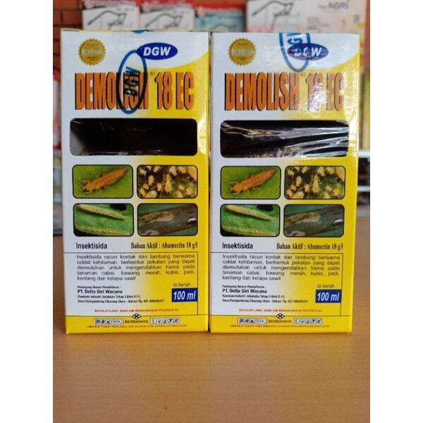 Insektisida Bahan Aktif Abamectin Demolish 18g/l 100ml | Lazada Indonesia
