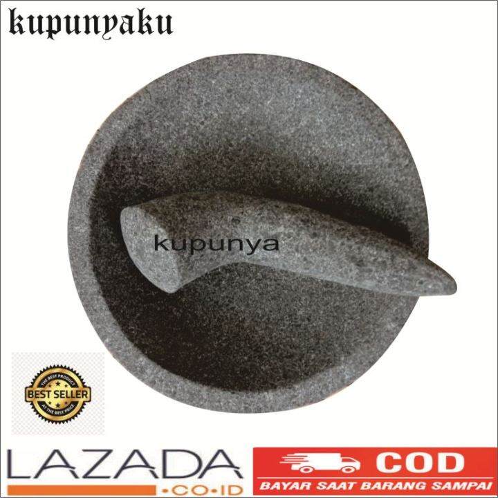 COBEK DAN MUTU BATU ASLI BUKAN SEMEN - ULEKAN BATU - COWET BATU SAMBAL ...