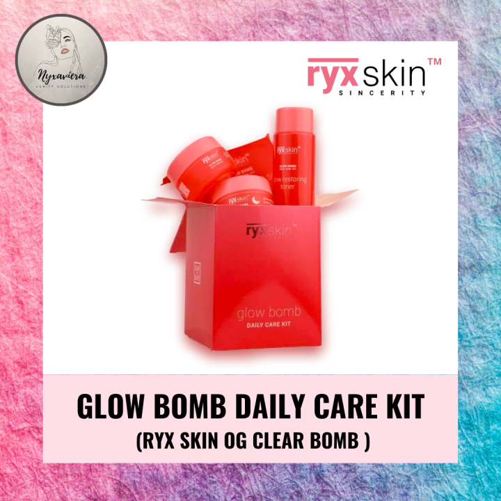 GLOW BOMB DAILY CARE KIT (RYX SKIN OG CLEAR BOMB ) | Lazada PH