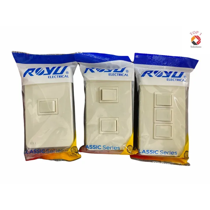 ROYU SWITCH W/ PLATE (SET) | Lazada PH