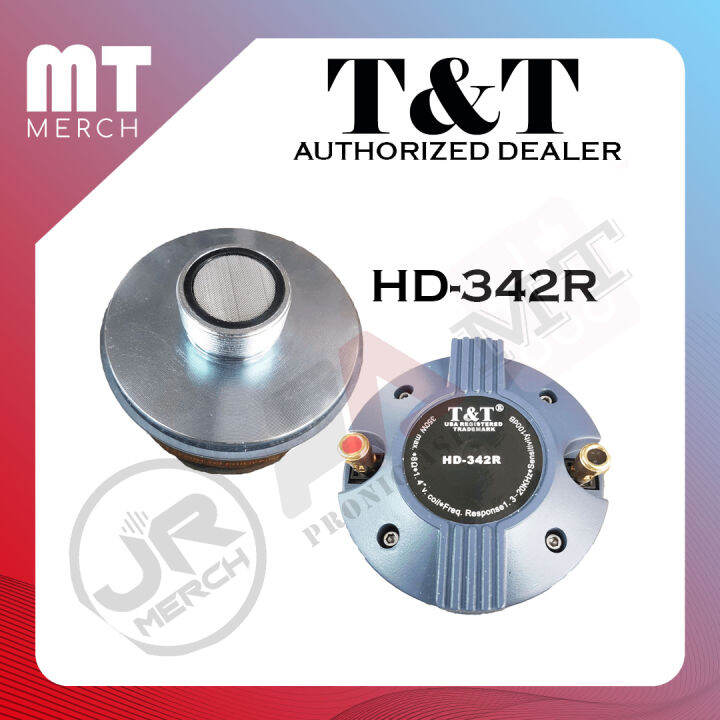 T & T (HD-342R) 350 watts Driver Unit Tweeter | Lazada PH
