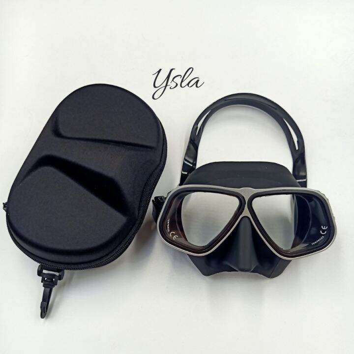 Aluminum Frame Tempered Glass Freedive Mask Low Volume Freediving ...