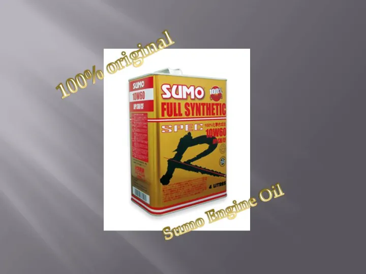 Sumo Engine Oil 10w-60 Spec-R | Lazada