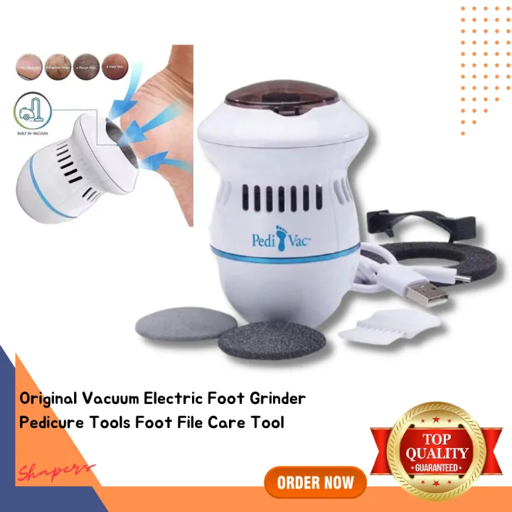 Original Vacuum Electric Foot Grinder Pedicure Tools Foot File Care ...