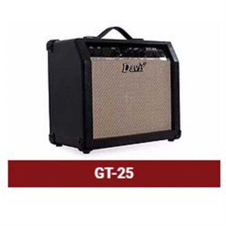 Davis GT-25 Electric - Acoustic Guitar Amplifier 25 Watts with ...