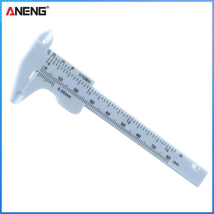 0-80mm Plastic Sliding Double Scale Vernier Caliper Diameter Measuring ...