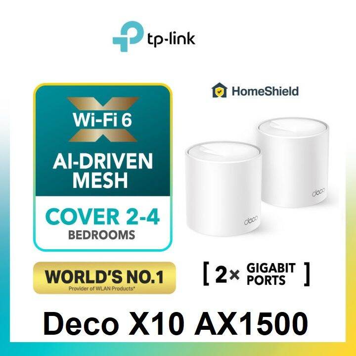 TP-Link Deco X10 AX1500 Whole Home AI-Driven WiFi 6 Mesh Router | Lazada