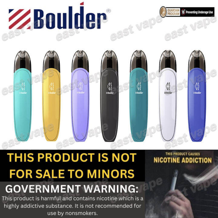 (Ready To Use) vaping smoke set original 2023 Boulde Device With 1 Free ...