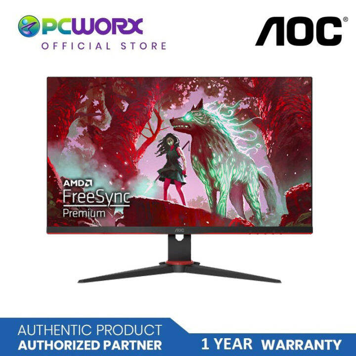 AOC 27" Inch Gaming Monitor 27G2E IPS 144Hz VGAHDMIDP Gaming Monitor ...