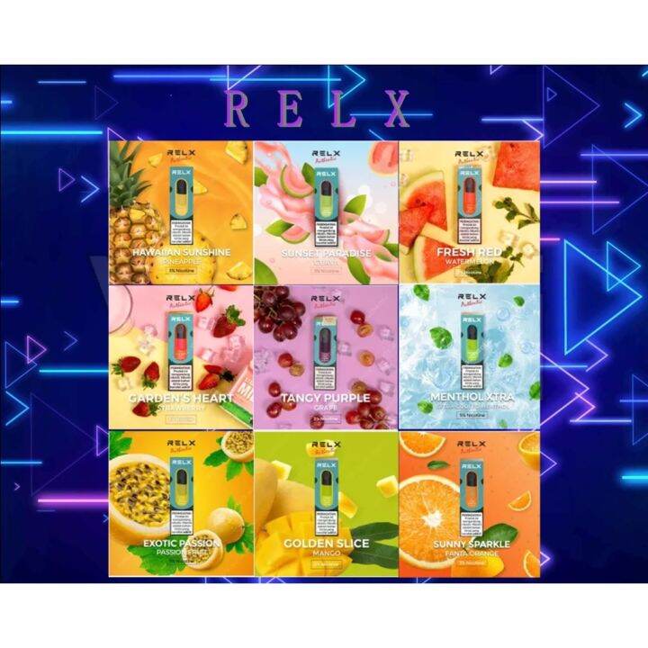 [Spot RELX] relx infinity pods 3in1 (5TH) vape juice pod set Single E ...