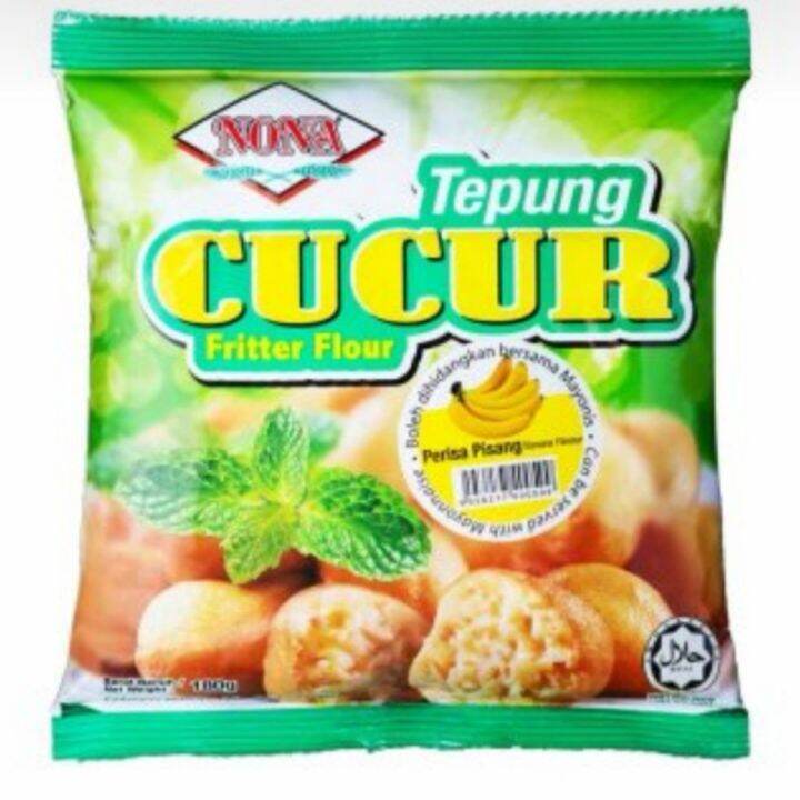 Nona Tepung Cucur (Pisang) 180g | Lazada
